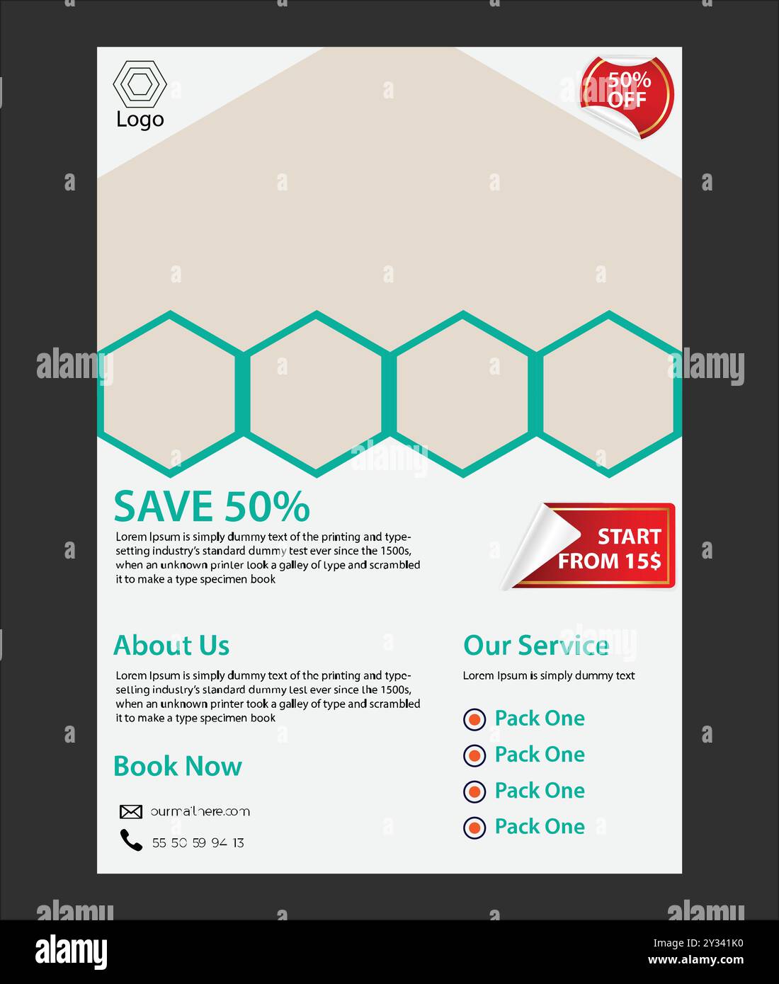 Business Brochure and Flyer Magazine Design Cover Page Stock Vector ...