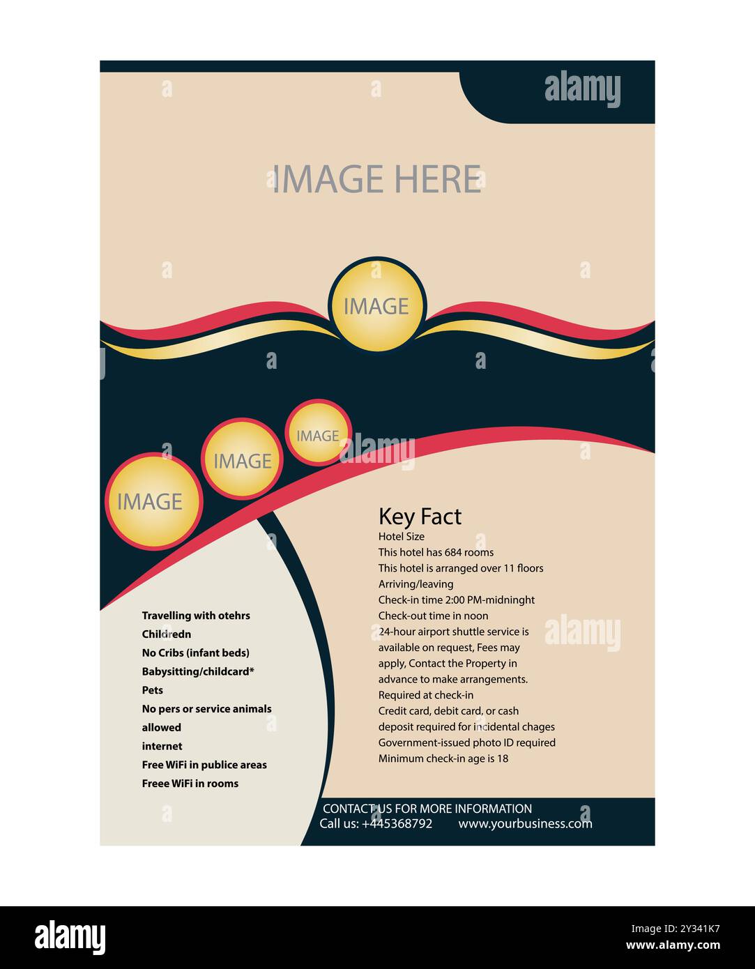 Business Brochure and Flyer Magazine Design Cover Page Stock Vector ...