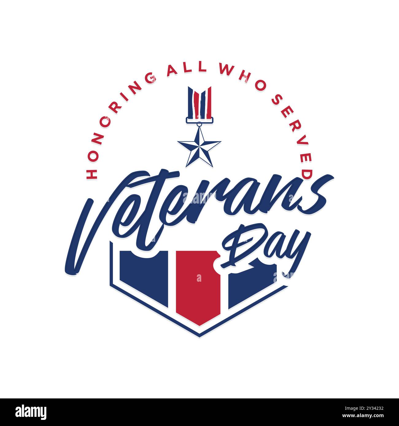 Veterans Day vector concept background for web design. Vector ...
