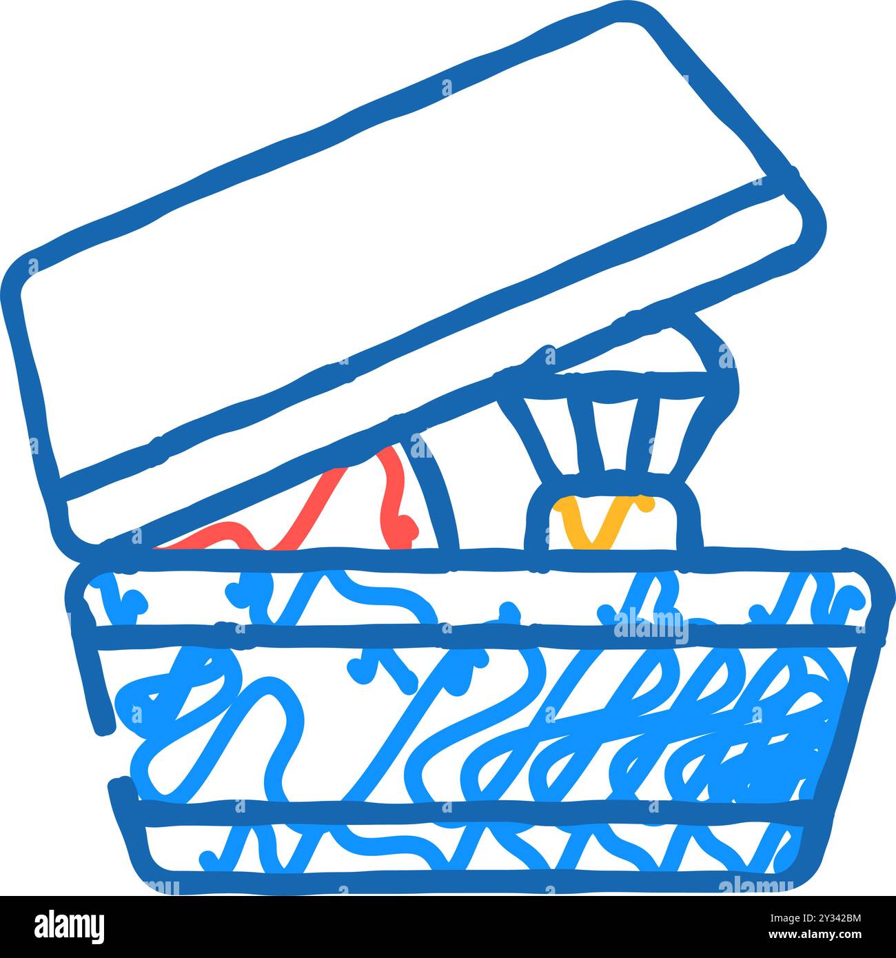 wedding ring package icon doodle illustration Stock Vector Image & Art ...