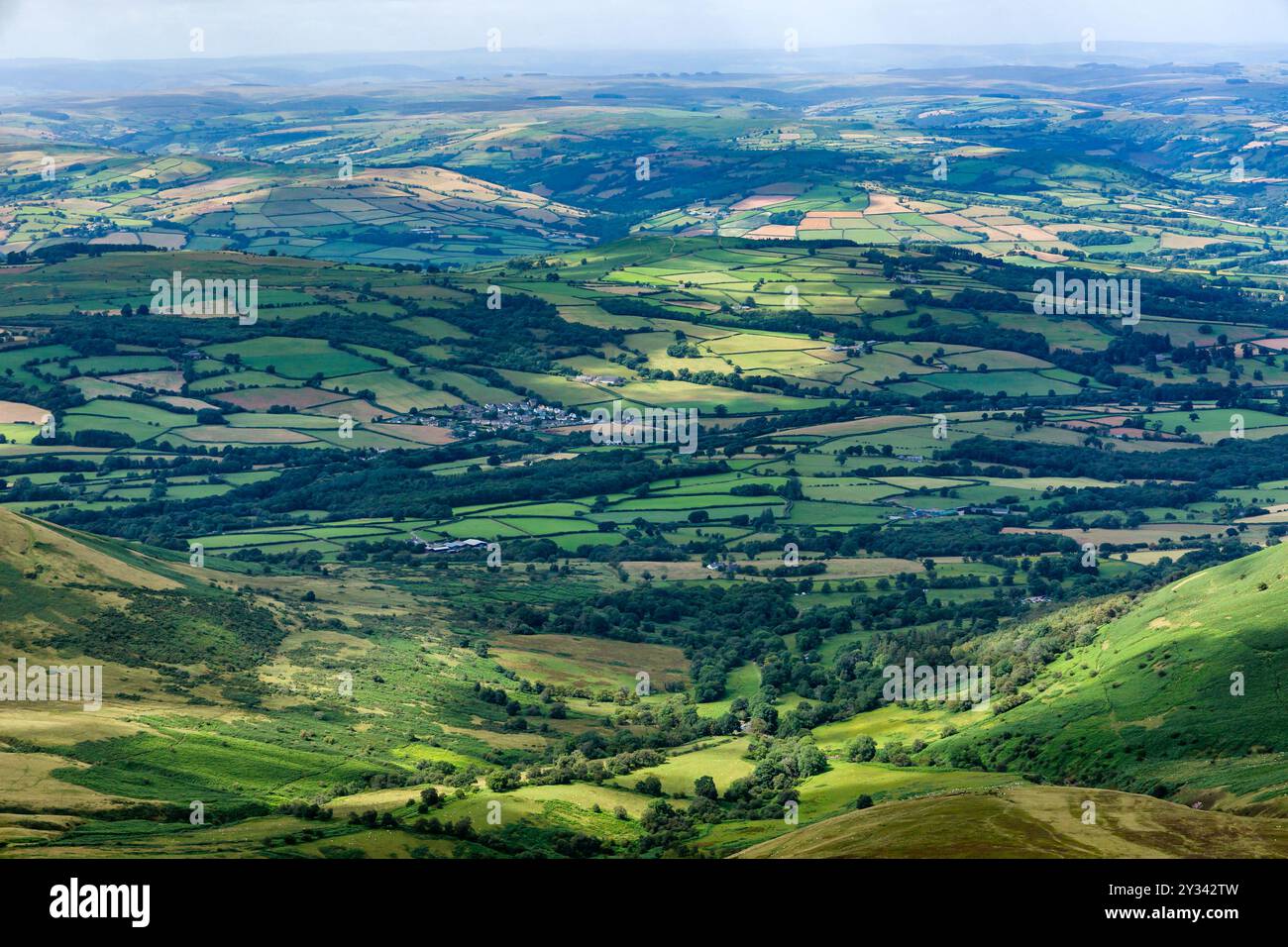 Farming agriculture mid wales landscape hi-res stock photography and ...
