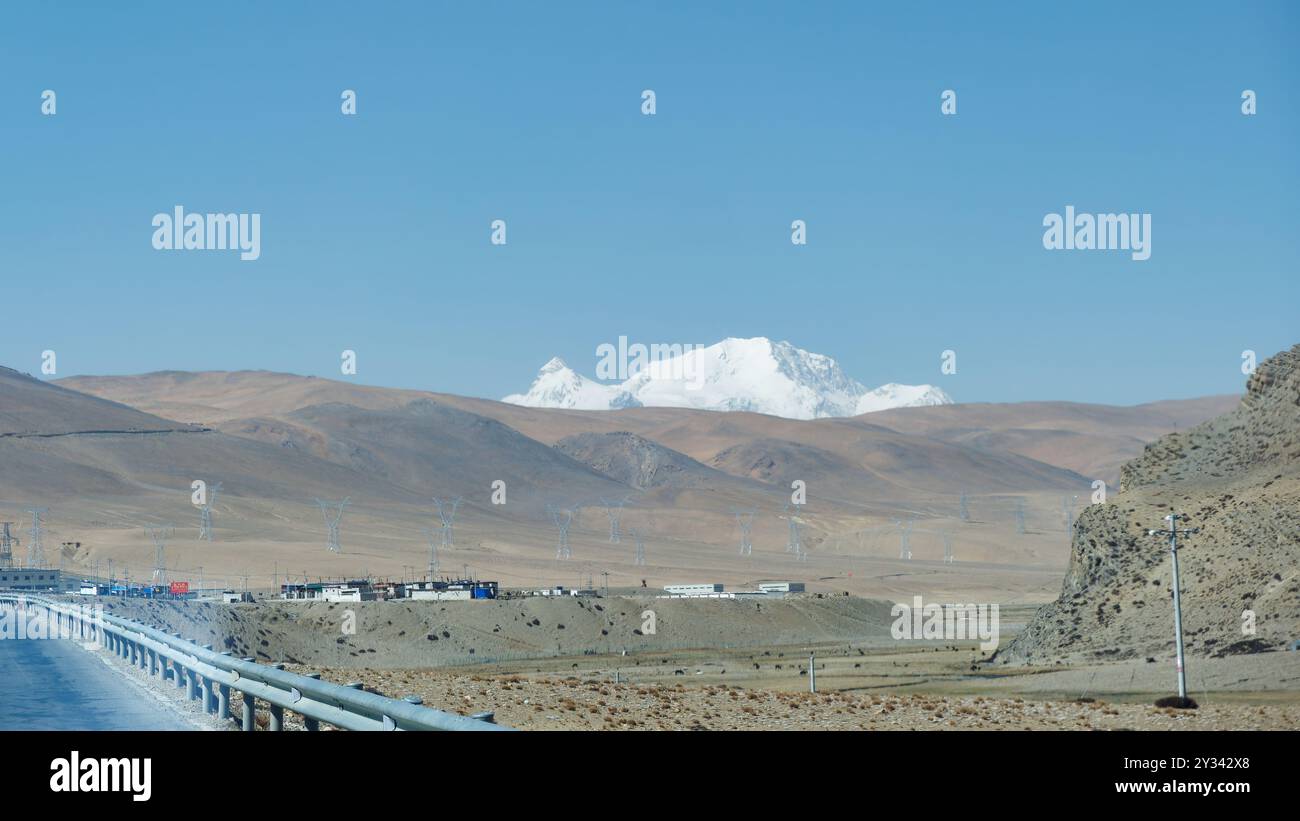 The hills of the Qomolangma National Nature Preserve (Chomolungma ...