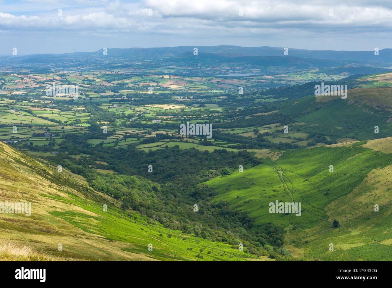 Farming agriculture mid wales landscape hi-res stock photography and ...
