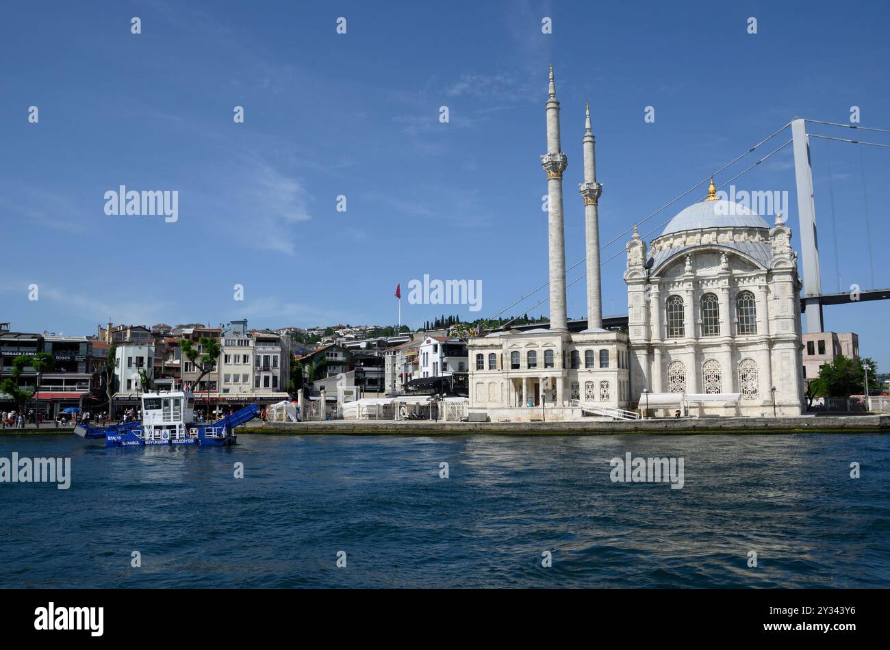 Büyük Mecidiye Camii, Ortaköy, Istanbul, Turkey, Europe-Asia Stock ...
