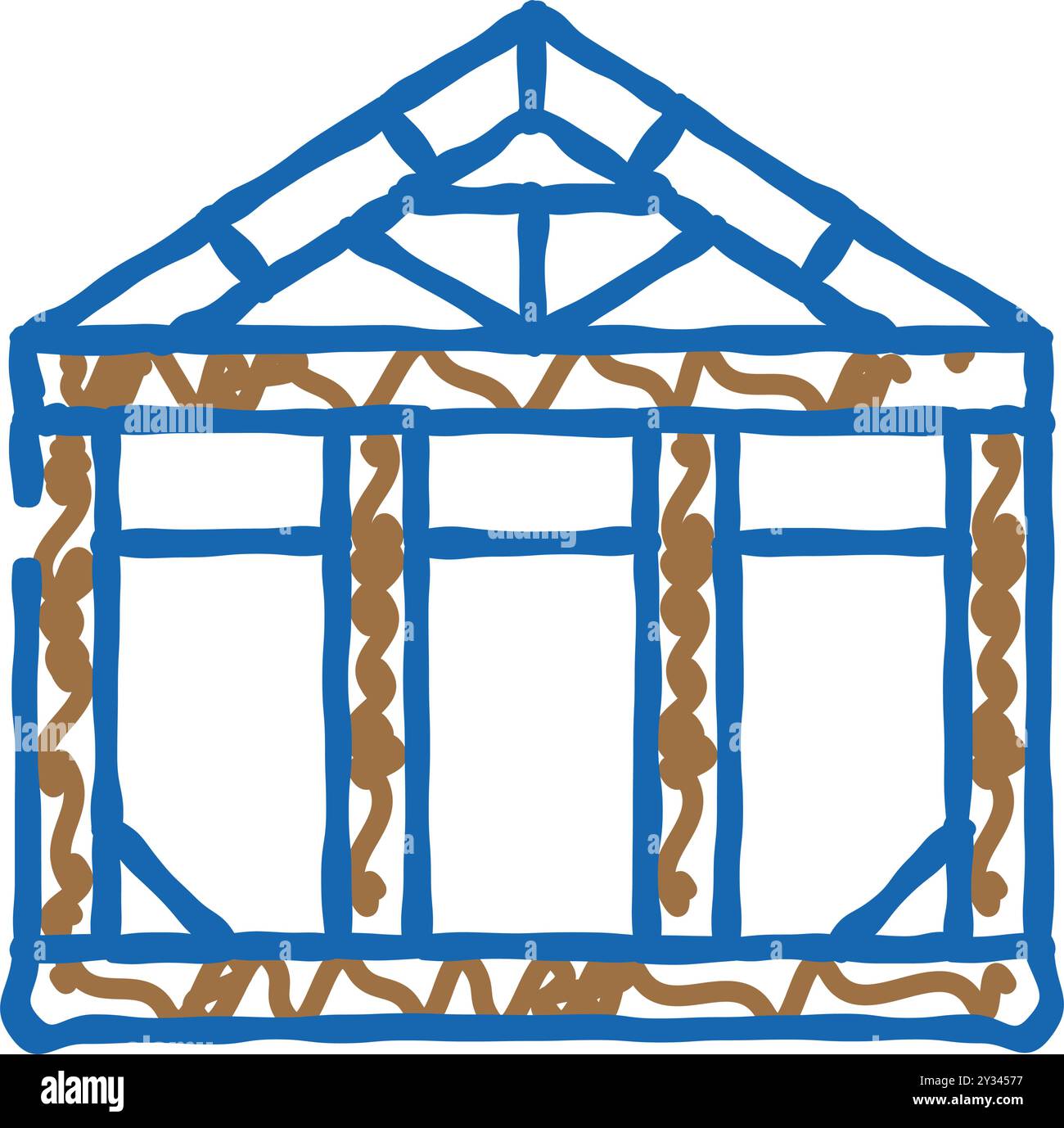 steel structure icon doodle illustration Stock Vector Image & Art - Alamy