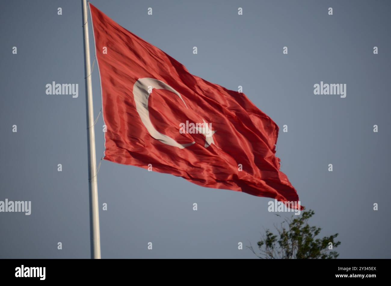 Turkish flag, Istanbul, Turkey, Europe-Asia Stock Photo - Alamy