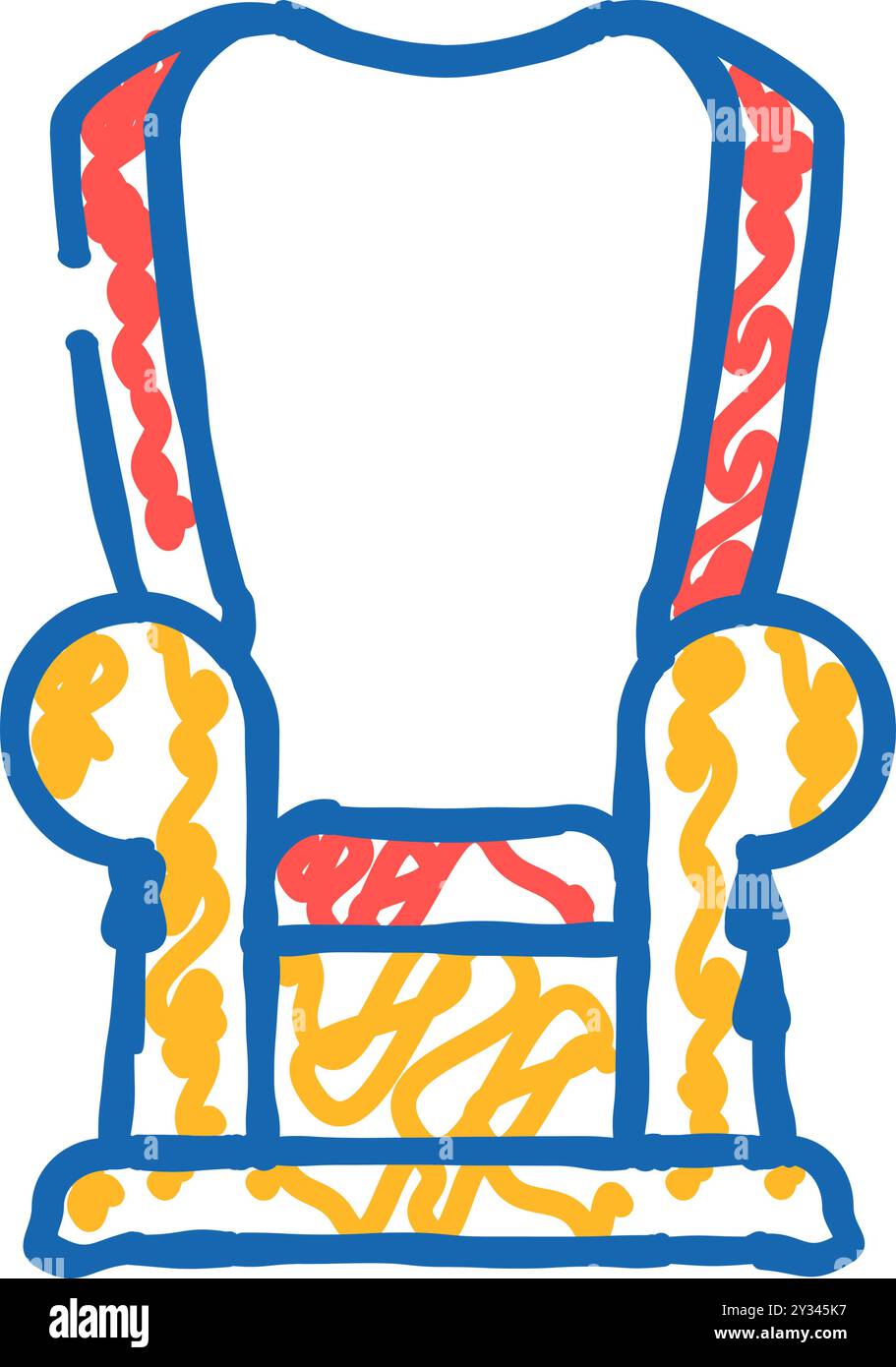 throne fairy tale icon doodle illustration Stock Vector Image & Art - Alamy