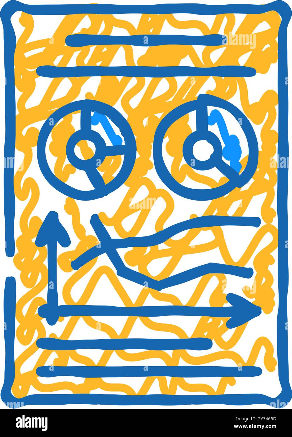 startup growth chart icon doodle illustration Stock Vector Image & Art ...