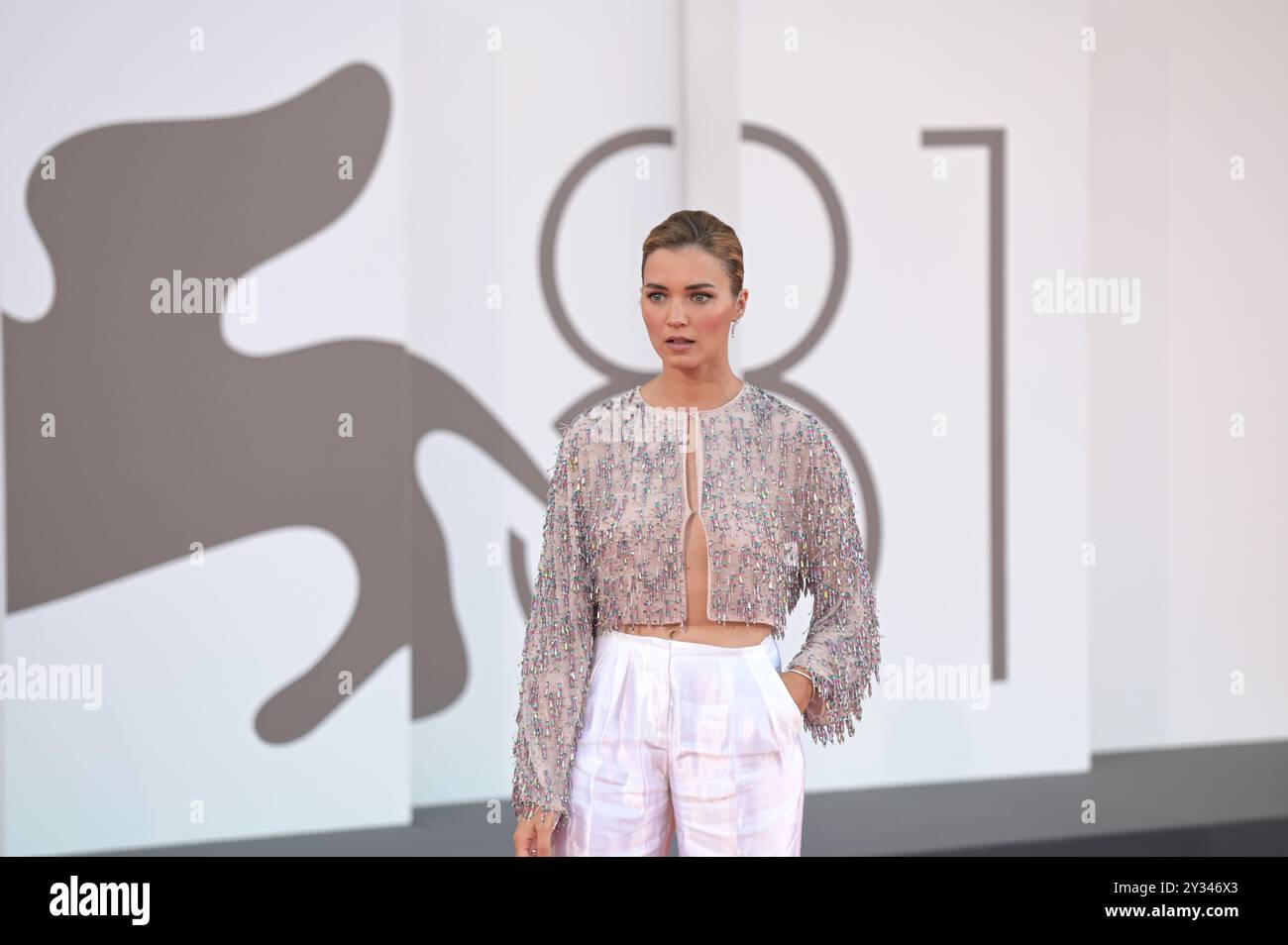 MARIA Red Carpet the 81th Venice Film Festival 2024. FAMA © Fausto ...