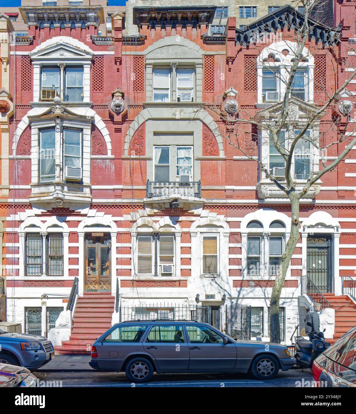 Row houses on West 78th Street, designed by famed Spanish engineer ...