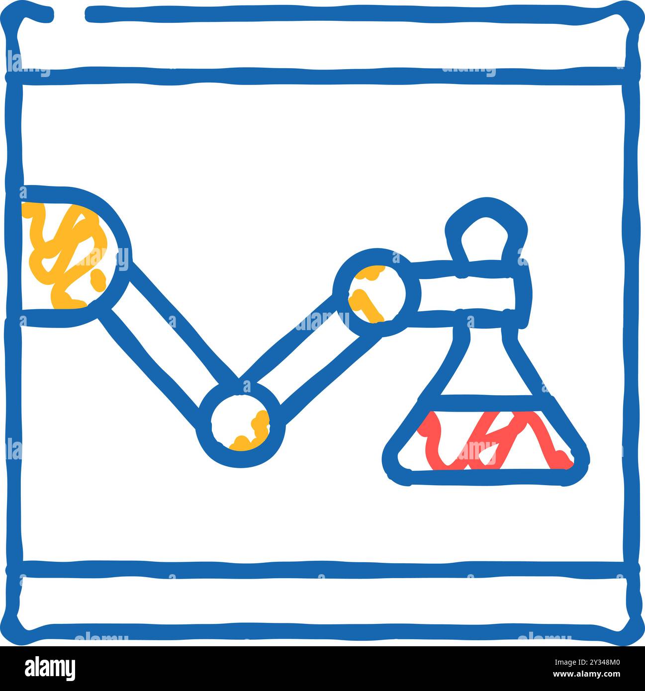 laboratory robot icon doodle illustration Stock Vector Image & Art - Alamy