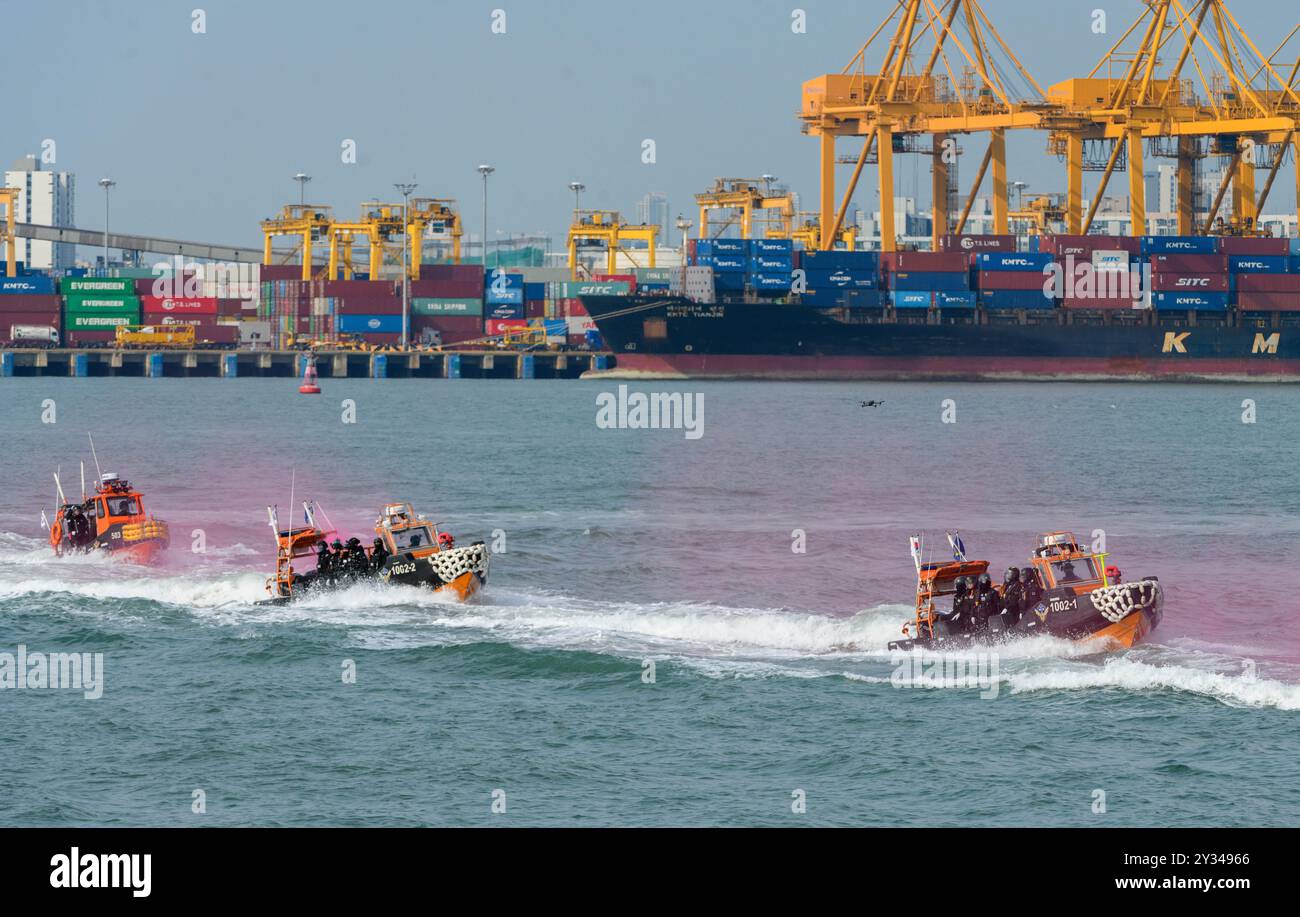 September 3, 2024, Incheon, South Korea: South Korea's Korea Coast ...