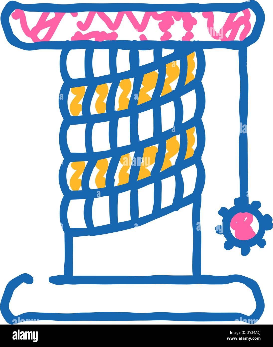 cat pet toy stand icon doodle illustration Stock Vector Image & Art - Alamy