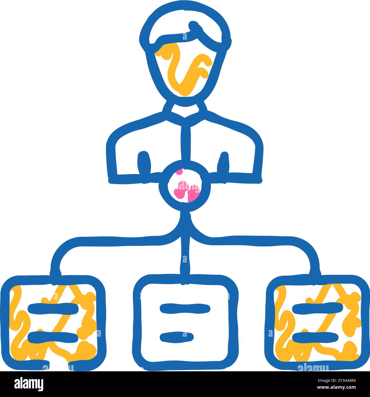 Management human resources doodle Stock Vector Images - Alamy