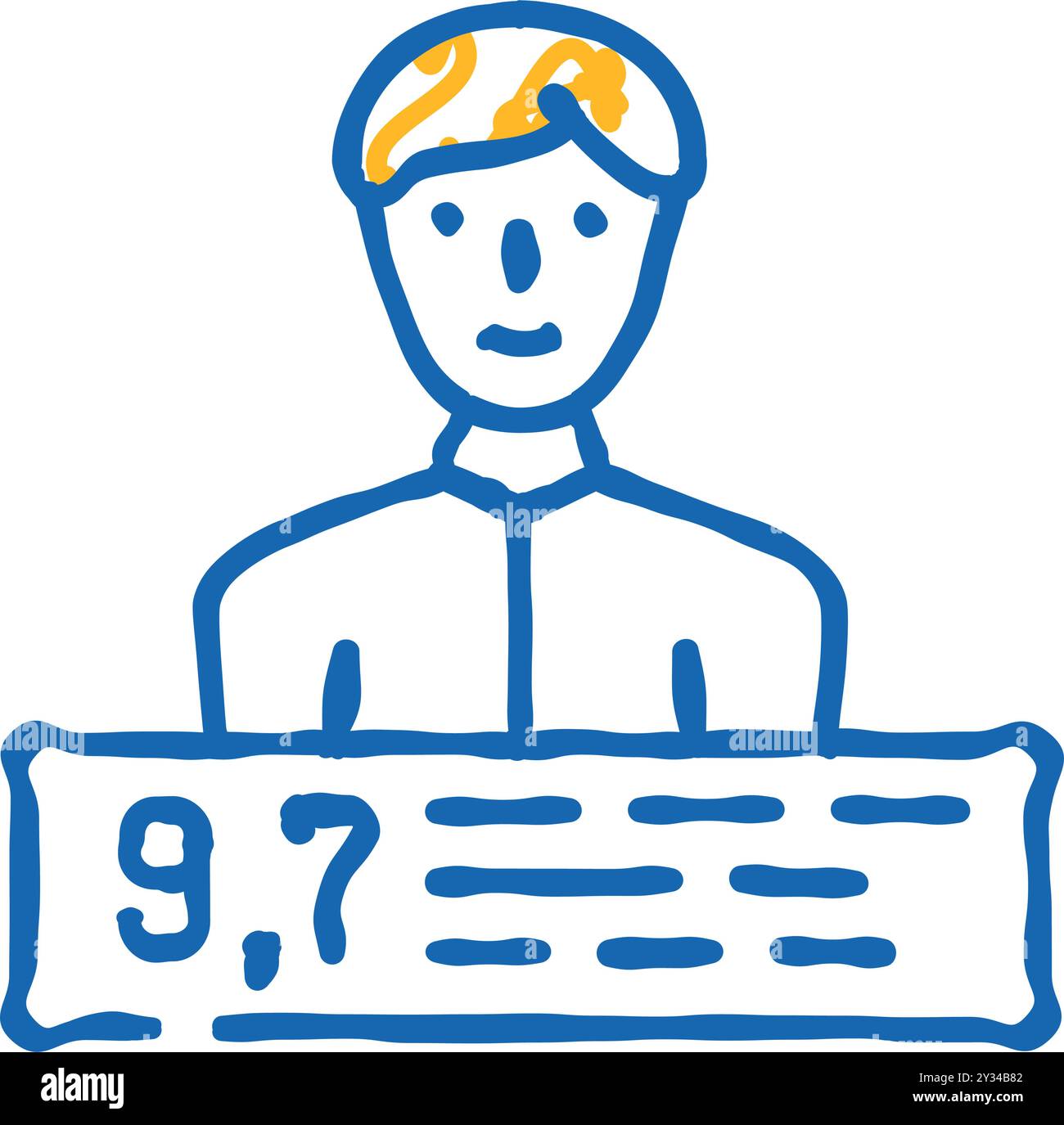 personal rating icon doodle illustration Stock Vector Image & Art - Alamy