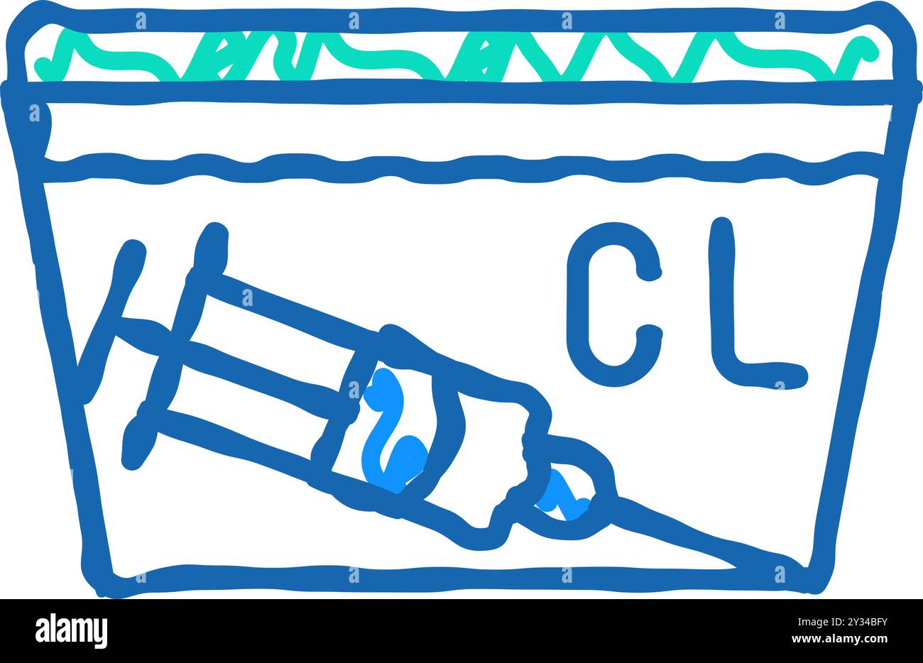 medical waste disposal icon doodle illustration Stock Vector Image ...