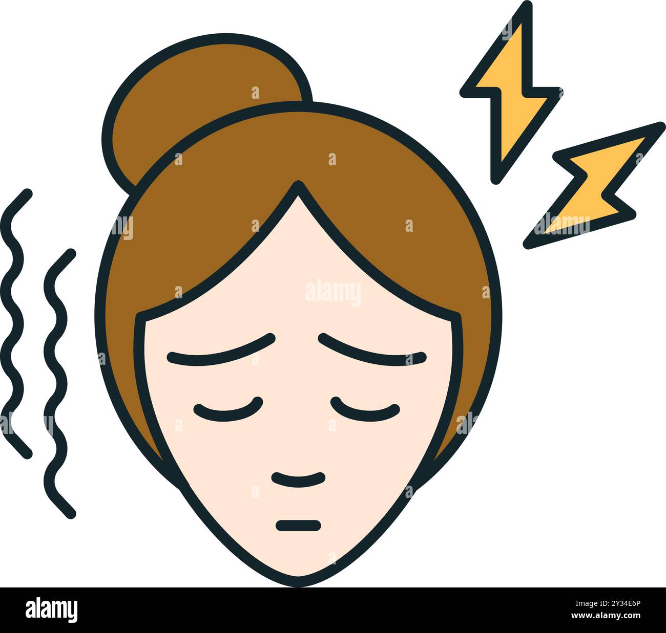 Feeling of weakness Stock Vector Images - Alamy