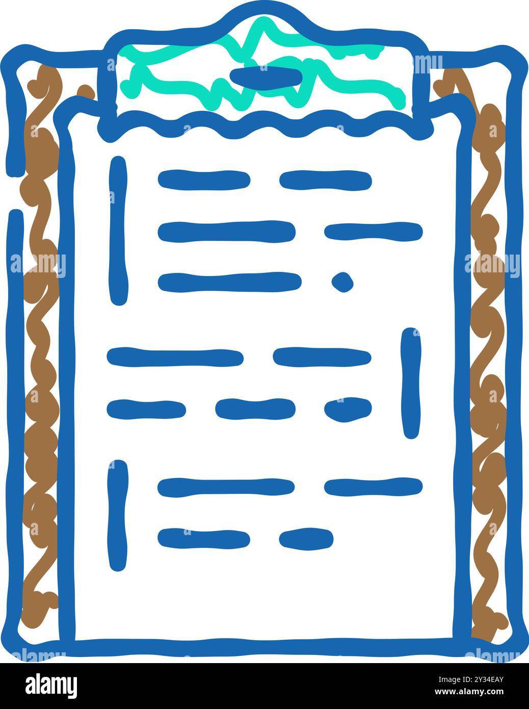 scenario movie icon doodle illustration Stock Vector Image & Art - Alamy