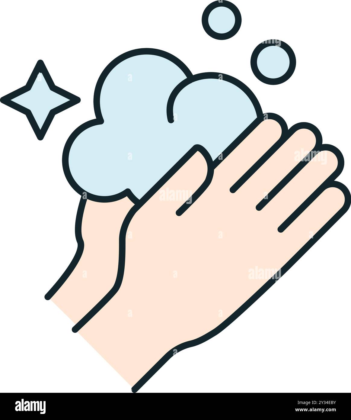 Handwashing hygiene icon clean hi-res stock photography and images - Alamy