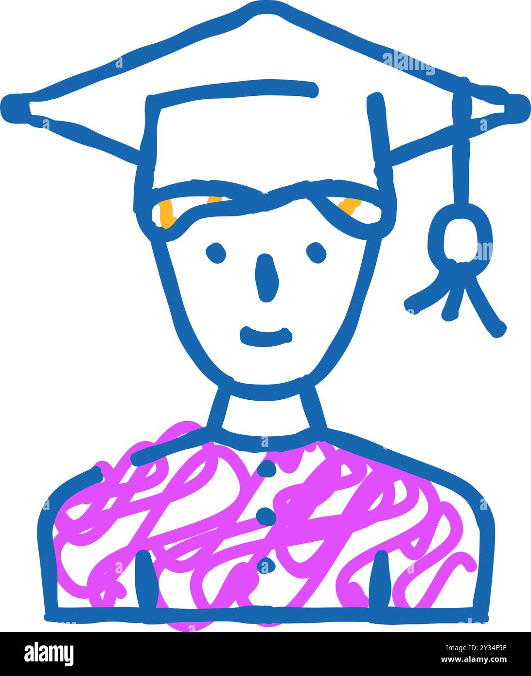 study male icon doodle illustration Stock Vector Image & Art - Alamy