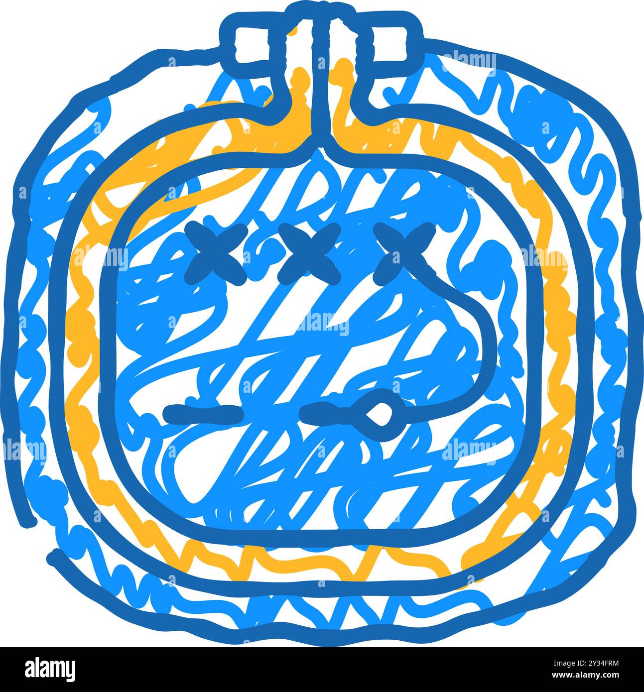 embroidery craft work icon doodle illustration Stock Vector Image & Art ...