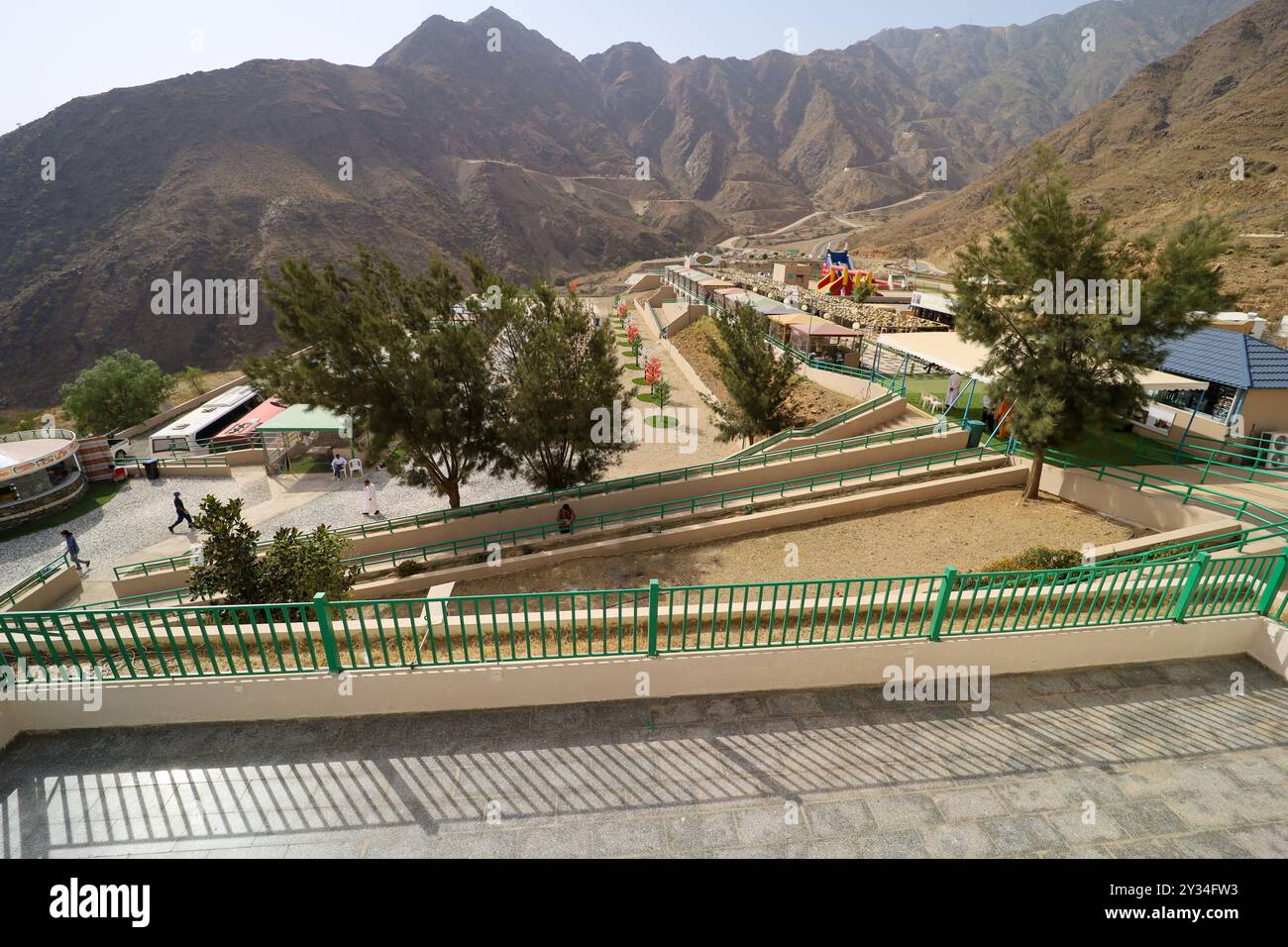 Abha , Saudi Arabia Jul 6 2022: Beautiful tourist places in Abha city ...