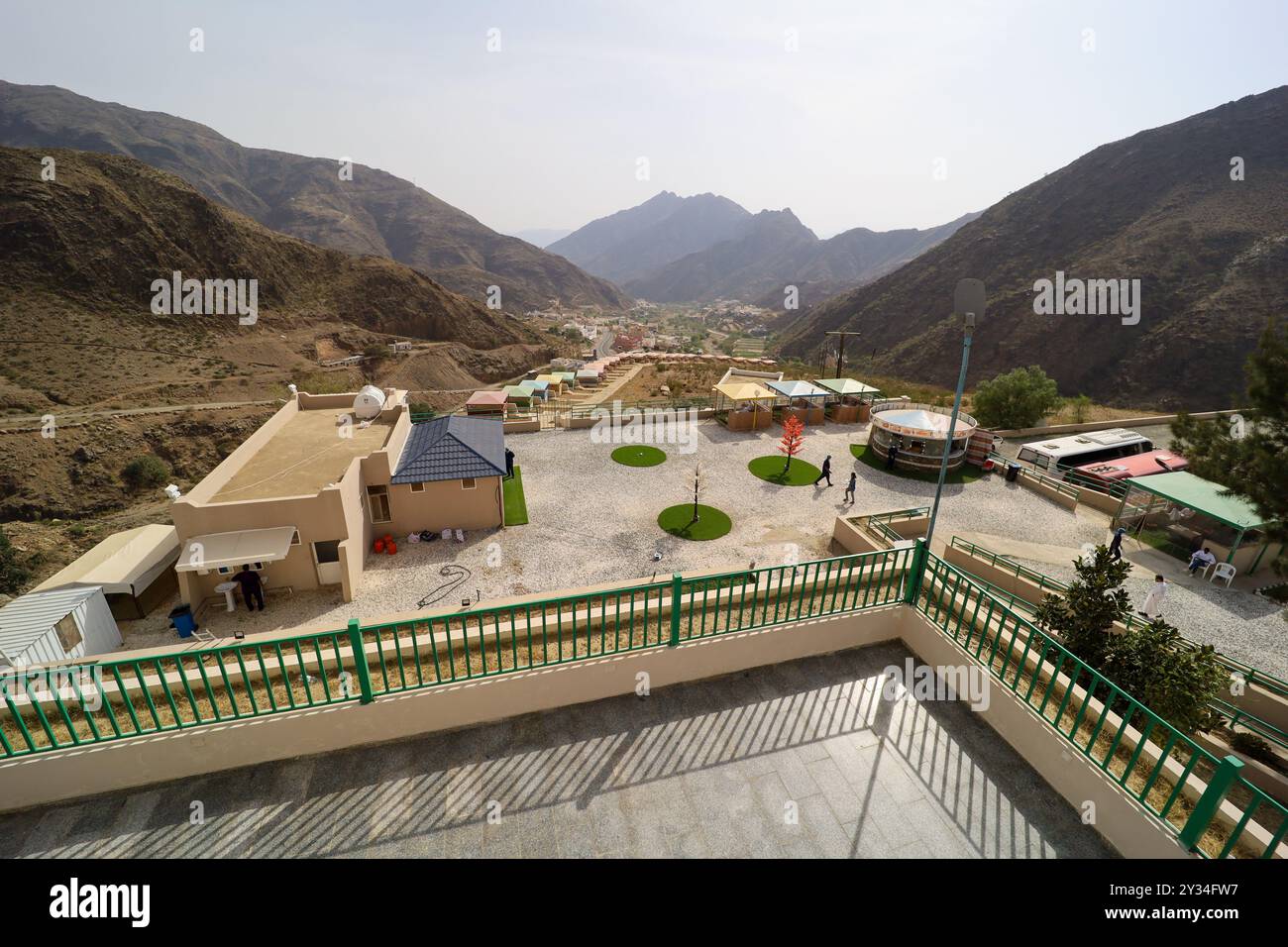 Abha , Saudi Arabia Jul 6 2022: Beautiful tourist places in Abha city ...