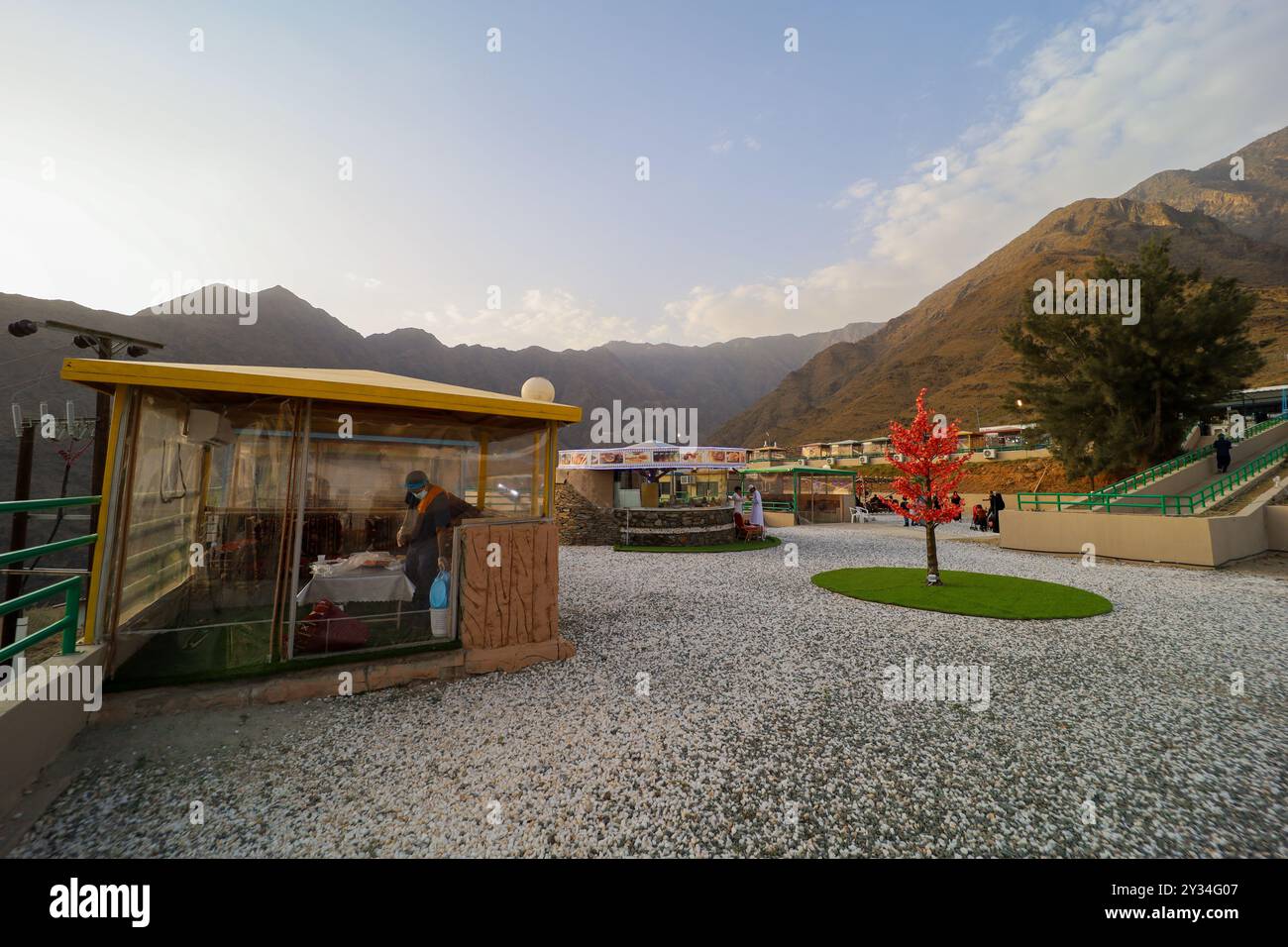 Abha , Saudi Arabia Jul 6 2022: Beautiful tourist places in Abha city ...