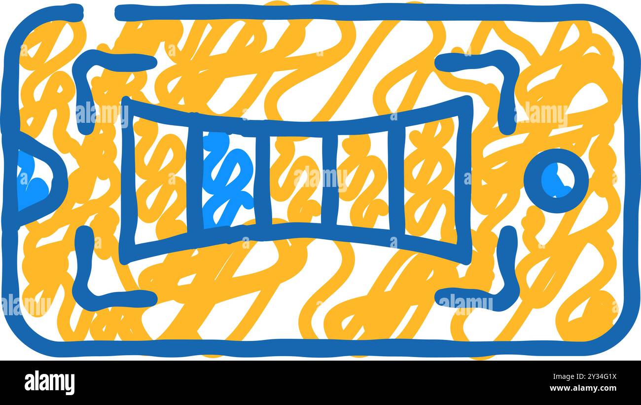 panoramic shooting phone camera icon doodle illustration Stock Vector ...