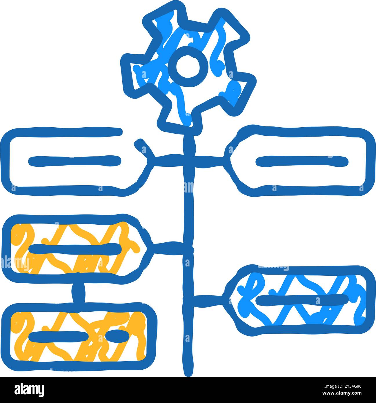 production technology icon doodle illustration Stock Vector Image & Art ...