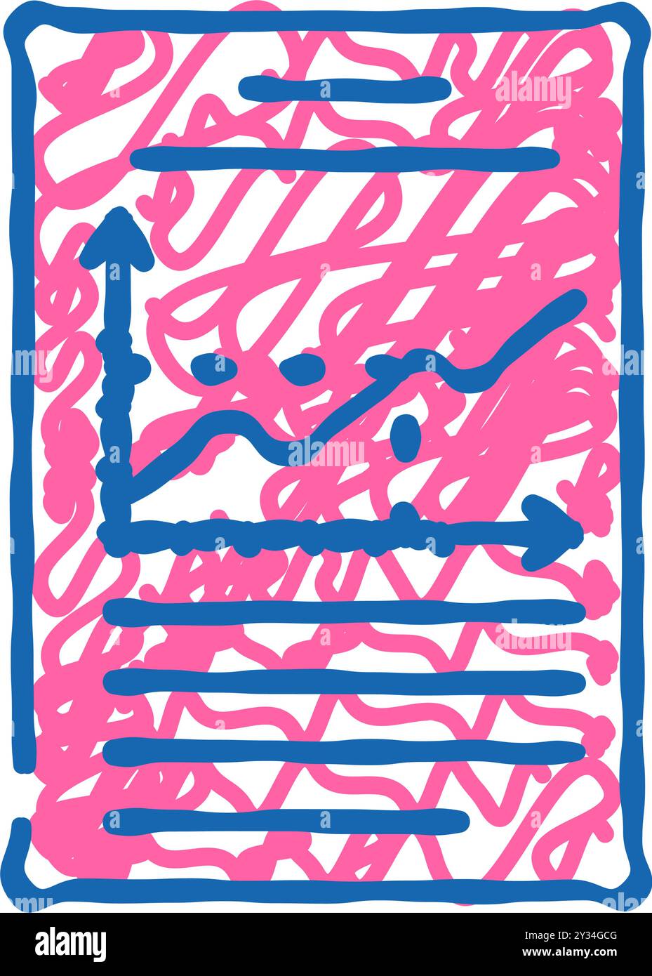 graph data science icon doodle illustration Stock Vector Image & Art ...