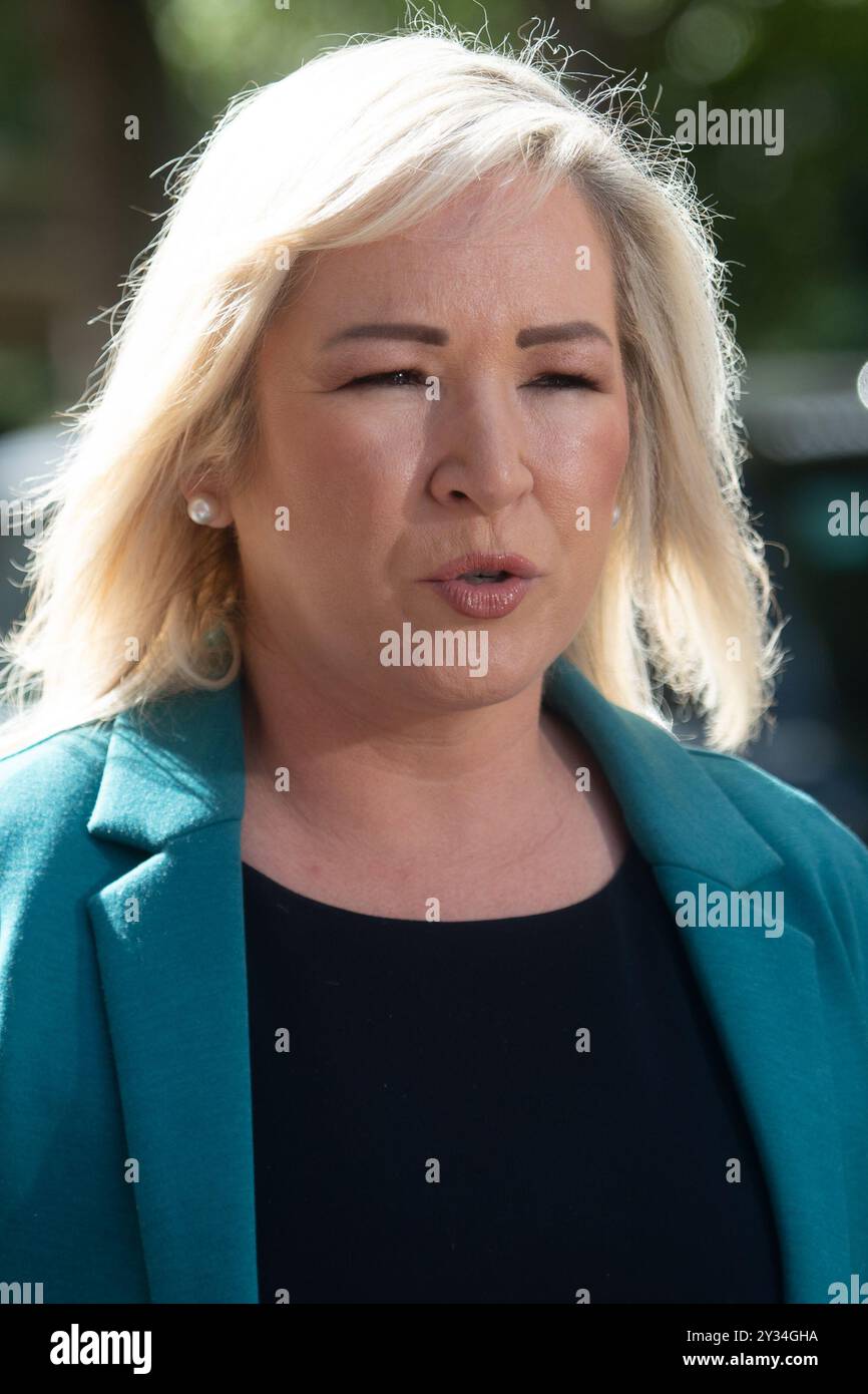 London, UK. 12 Sep 2024. Pictured: Northern Ireland First Minister ...