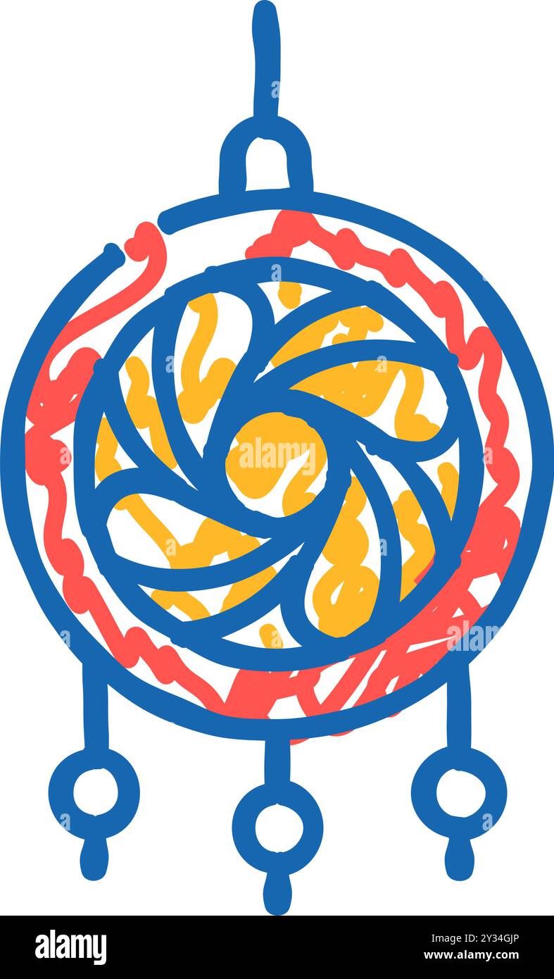 weaving amulet icon doodle illustration Stock Vector Image & Art - Alamy