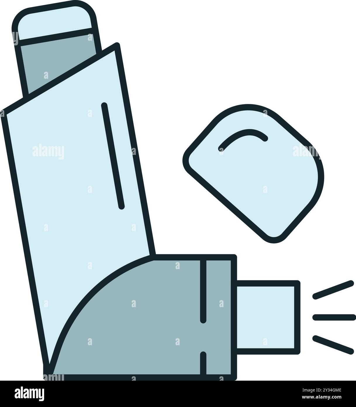 Asthma inhaler spray puff hi-res stock photography and images - Alamy