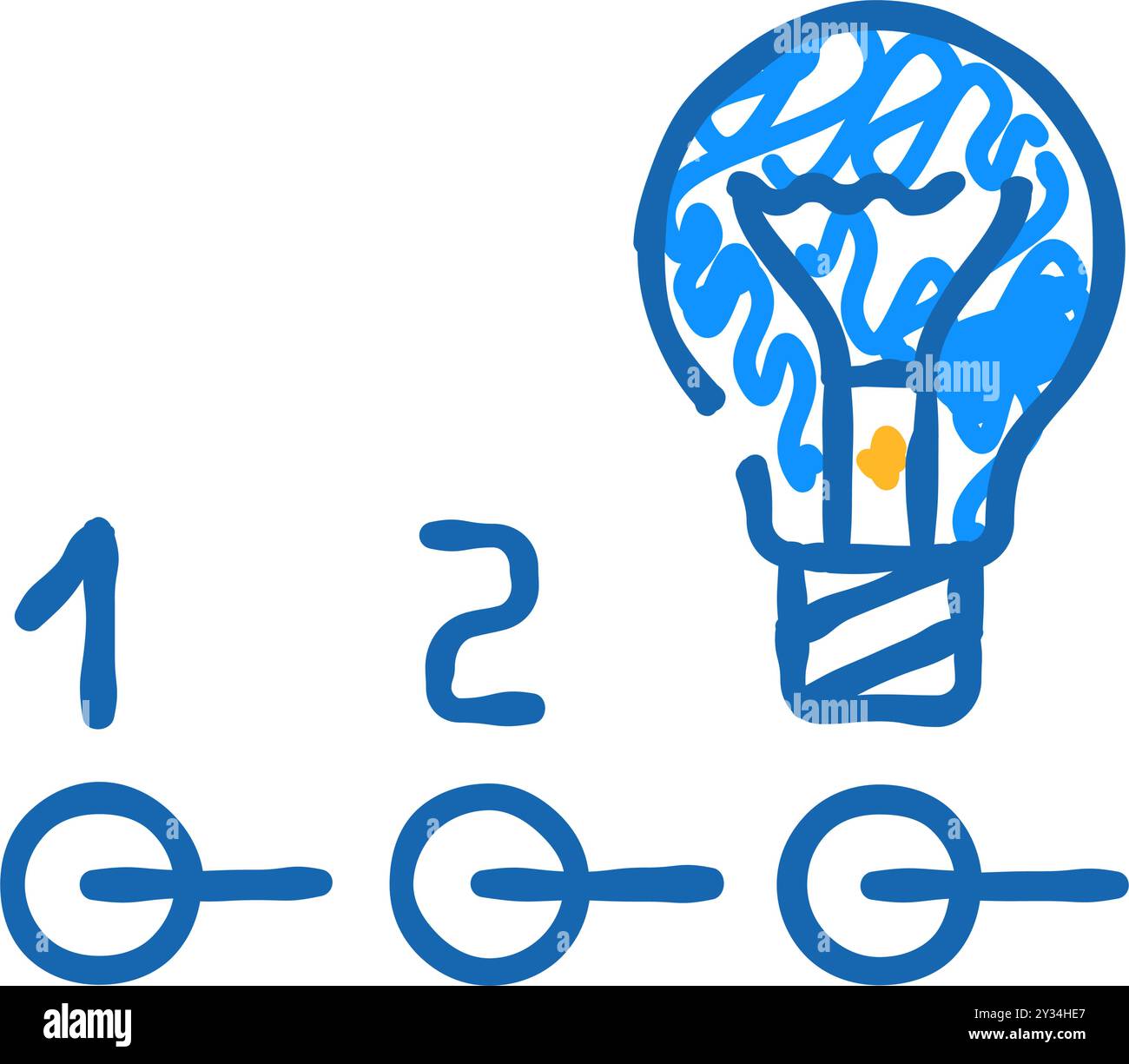 innovation data science icon doodle illustration Stock Vector Image ...