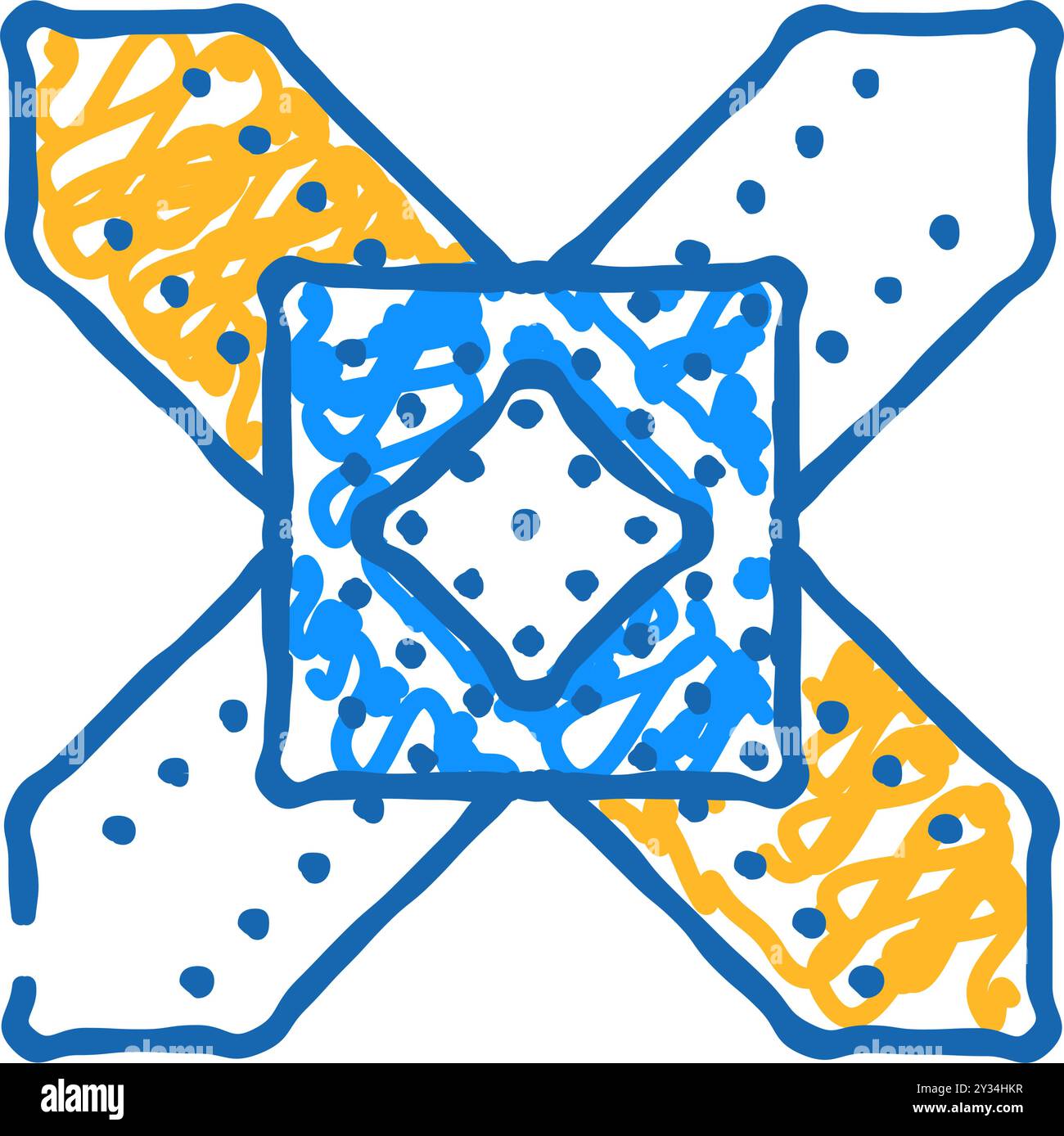 metal structure building part icon doodle illustration Stock Vector ...