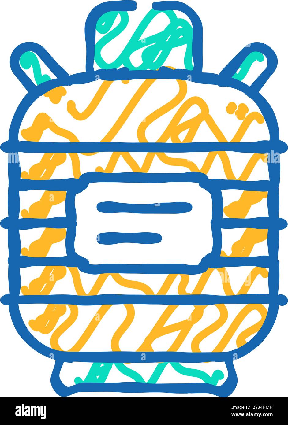 dewar vessel laboratory tool icon doodle illustration Stock Vector ...