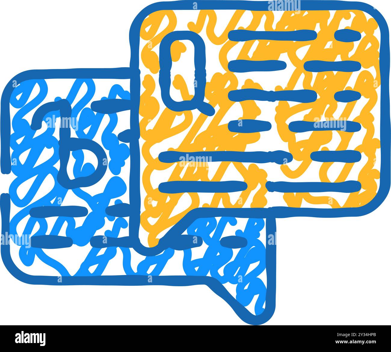 language speak icon doodle illustration Stock Vector Image & Art - Alamy