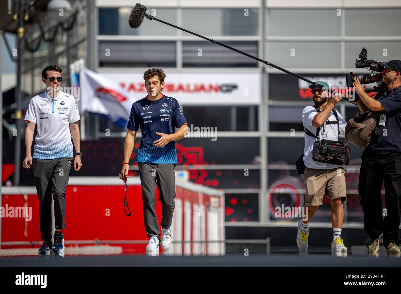 Baku, Azerbaijan. 12th Sep, 2024. Baku - 12-09-2024, Baku City Circuit ...