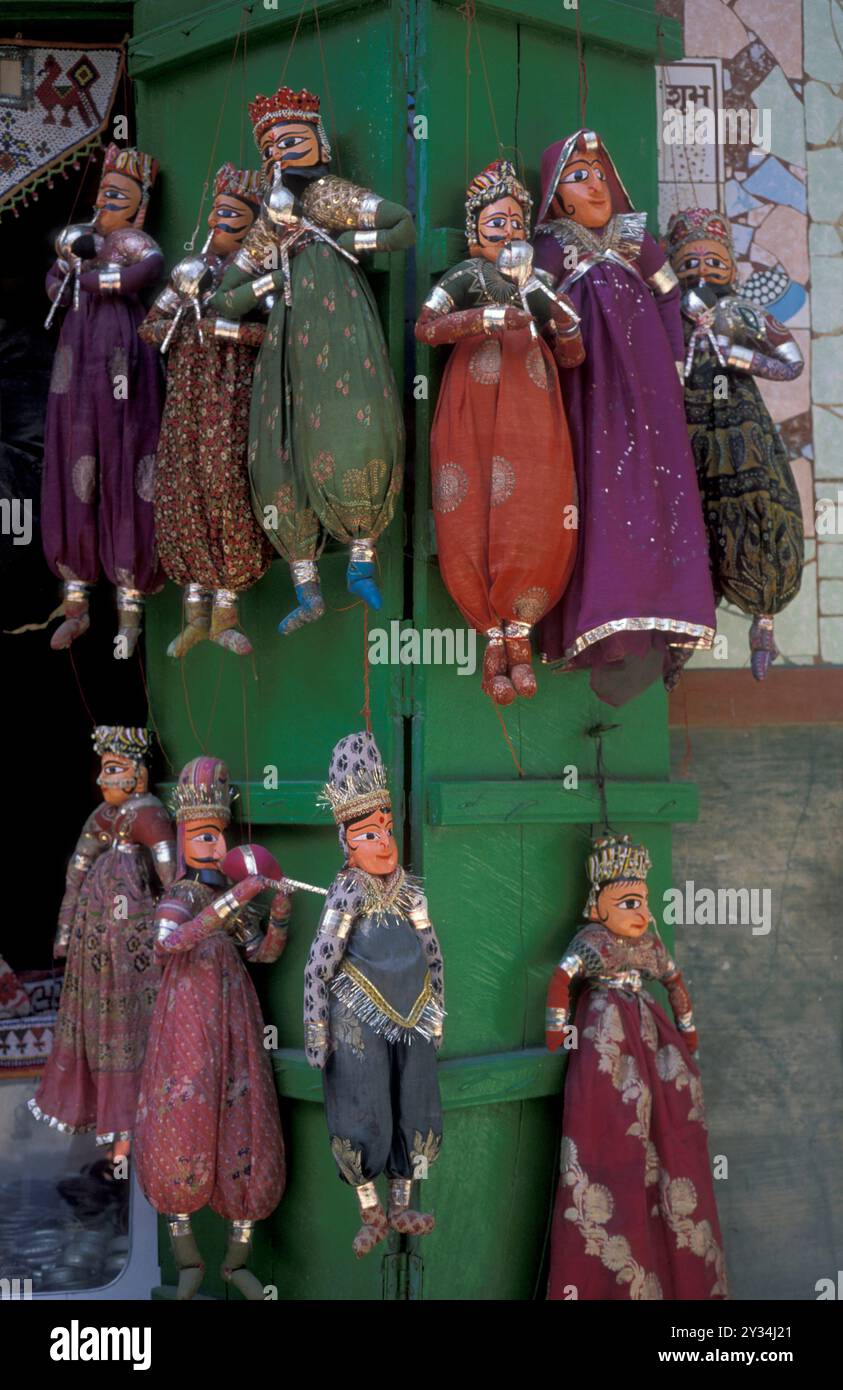 a indian Kitputli Dance Puppet figures shop in the City of Jaipur in ...