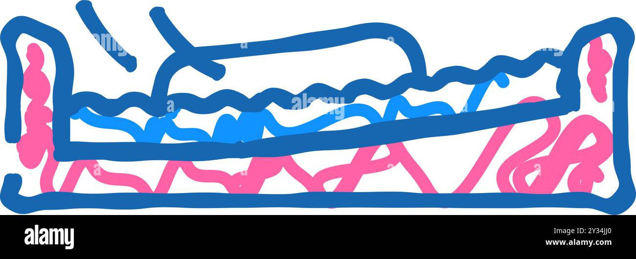 flow board water sport icon doodle illustration Stock Vector Image ...