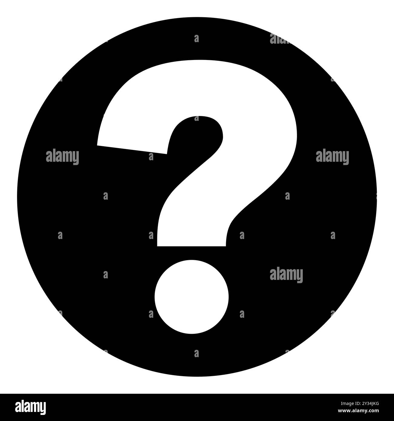 Question mark vector silhouette. Question mark icon sign illustration ...