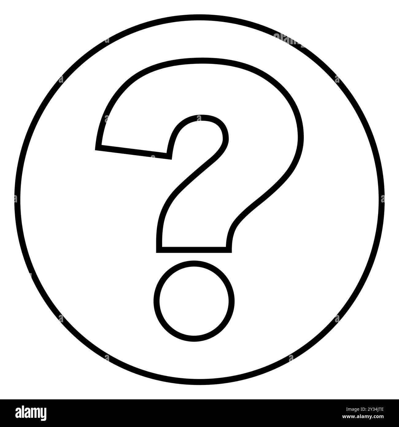 Question mark vector silhouette. Question mark icon sign illustration ...