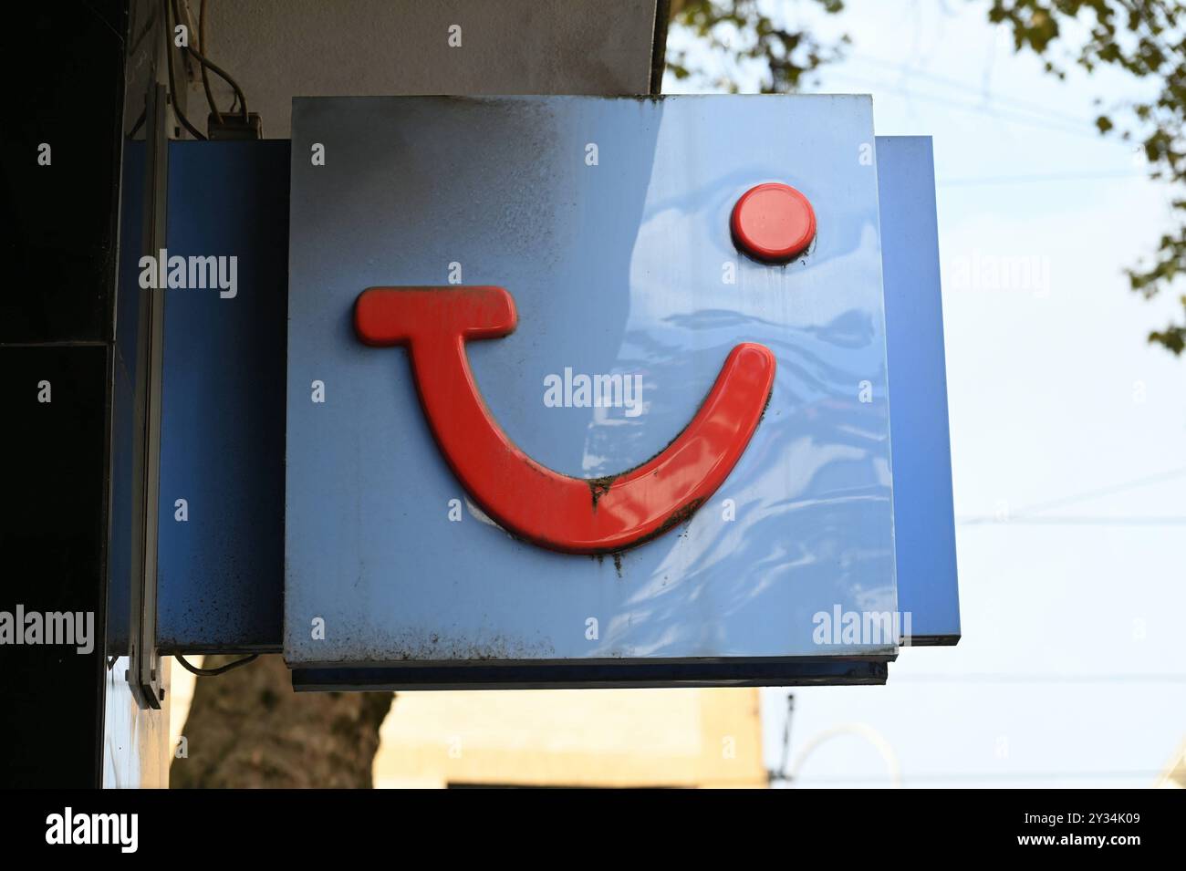 Logo des Touristikkonzern TUI - TUI steht für Touristik Union ...