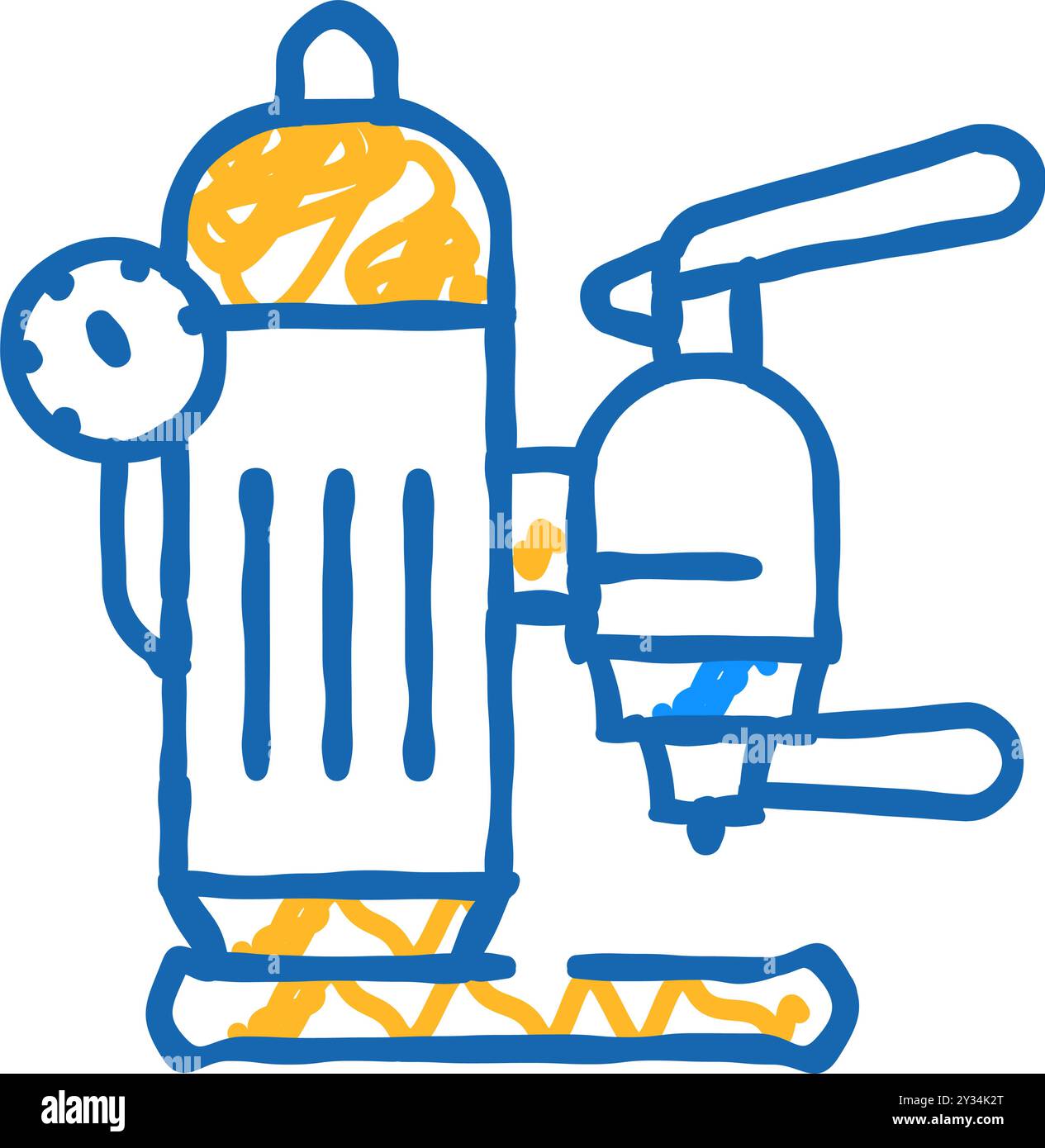 lever coffee maker icon doodle illustration Stock Vector Image & Art ...