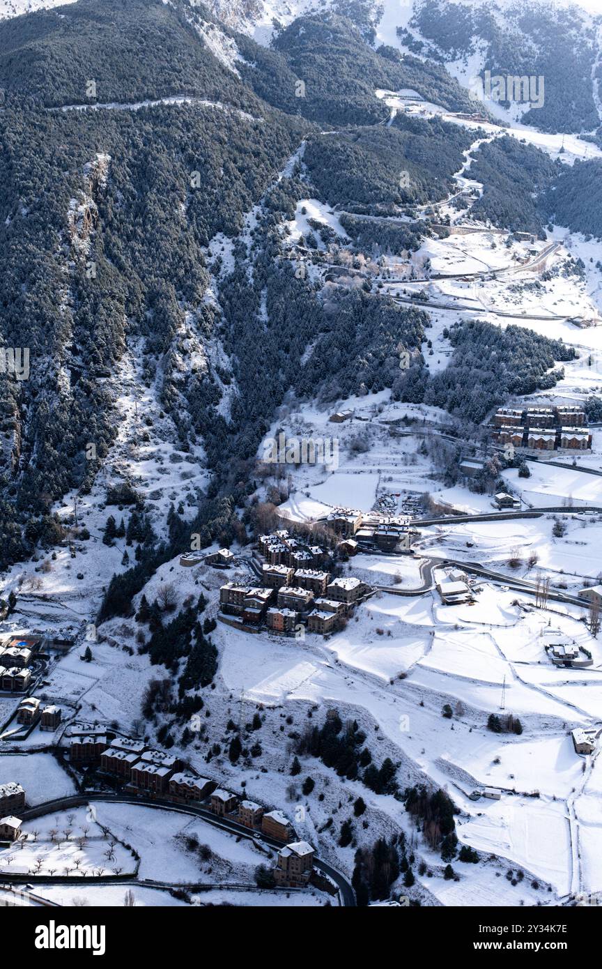Andorra la vella andorra winter hi-res stock photography and images - Alamy