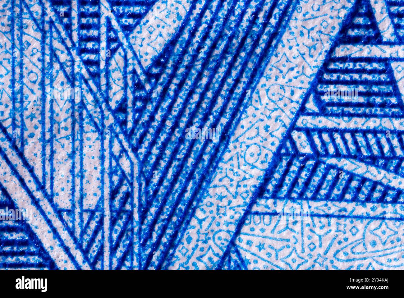 Abstract decorative money background. Fragment of a banknote. Engraving ...