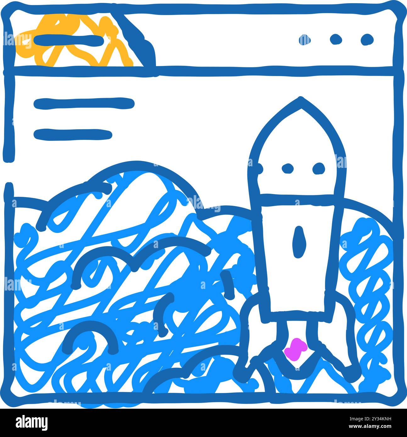 Launch milestone Stock Vector Images - Alamy