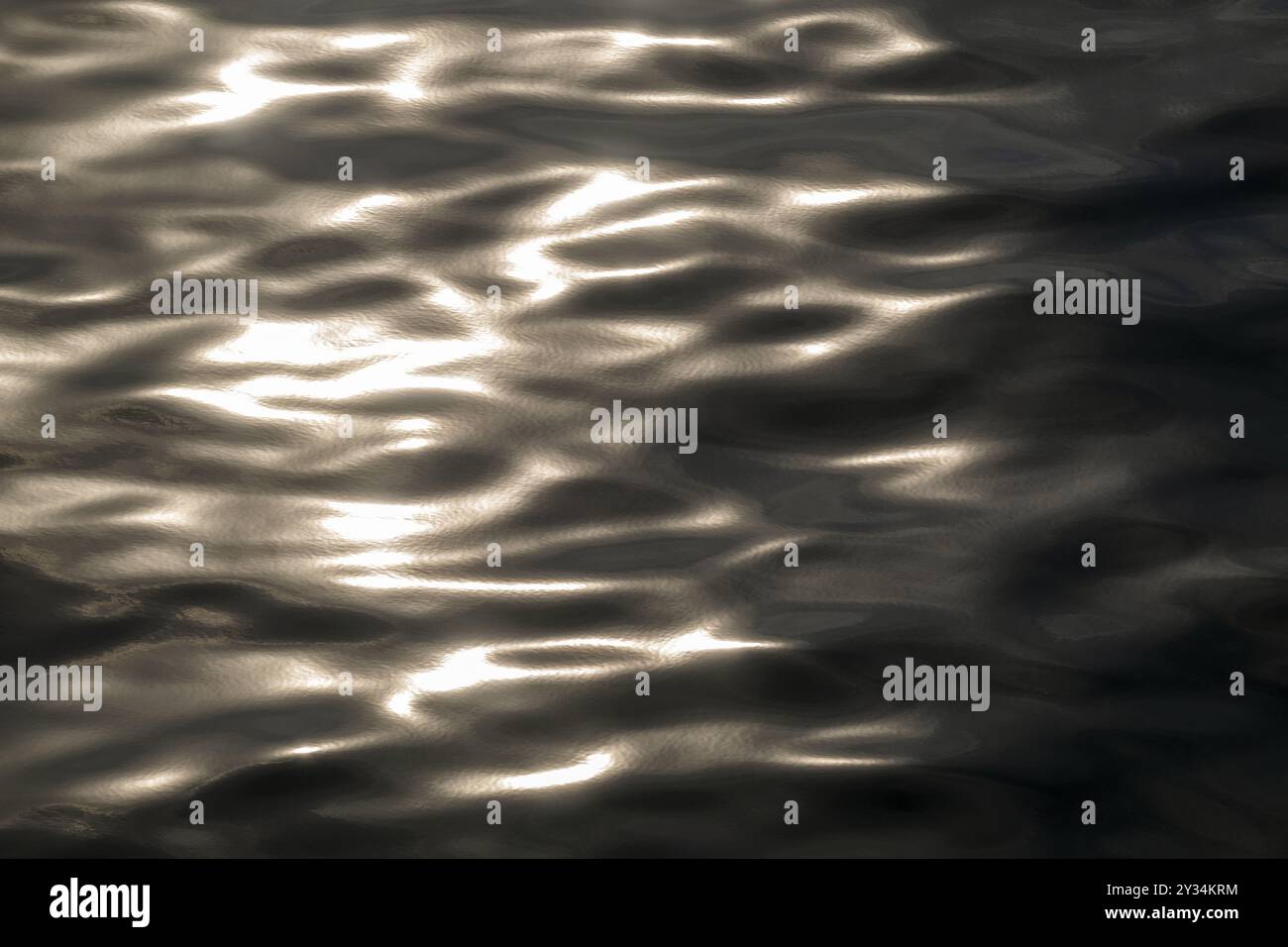 Light reflections on sea surface, sea, Baltic Sea Stock Photo - Alamy