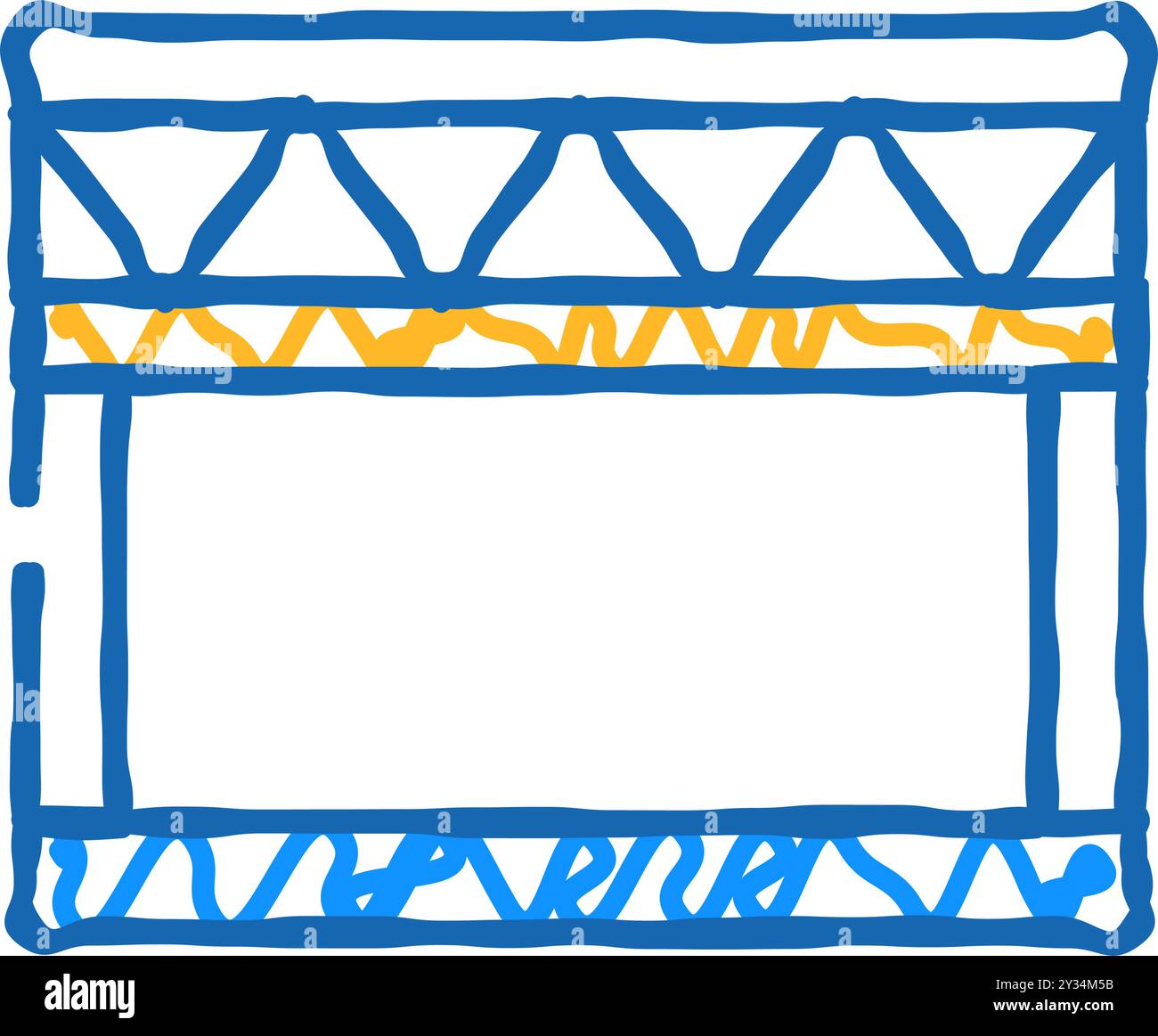 stage metal frame icon doodle illustration Stock Vector Image & Art - Alamy